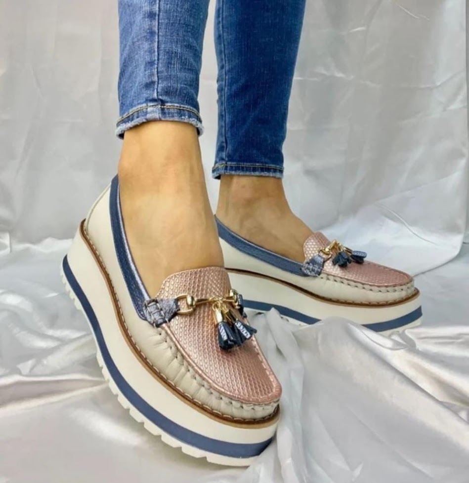 Pastel Platform Moccasin Loafers – Deminis Atelier